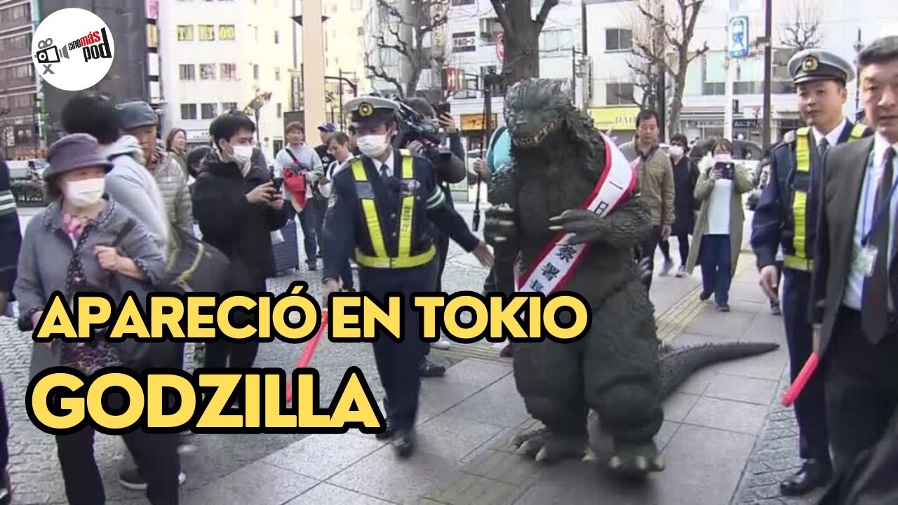 Godzilla se convierte en jefe de policía EN TOKIO | CineMasNews - YouTube