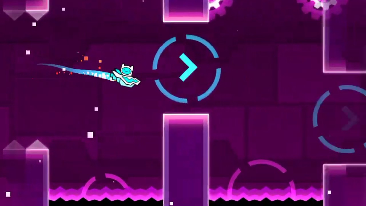 Geometry dash worlds lvl 4 - YouTube