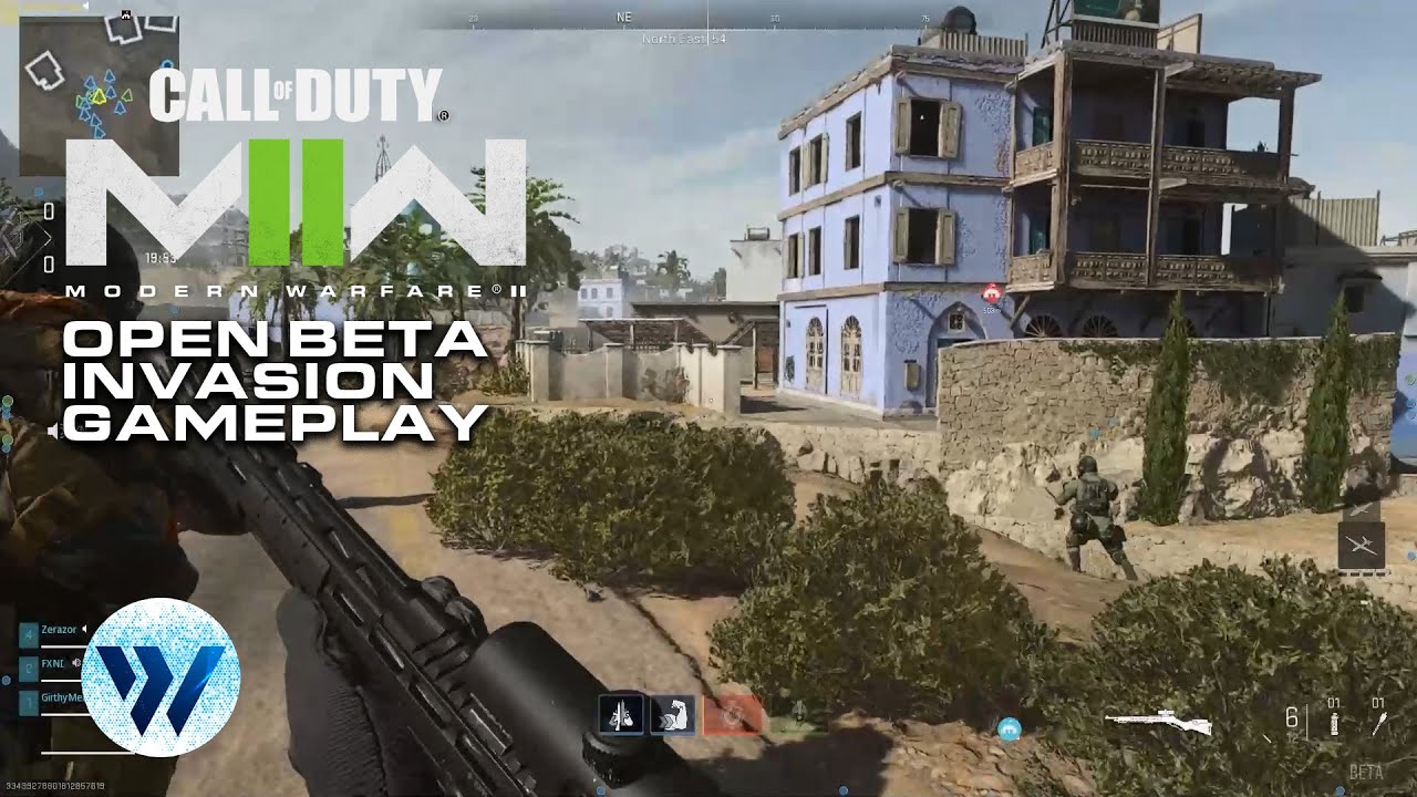 Call of Duty Modern Warfare 2 Open Beta invasion gameplay - YouTube