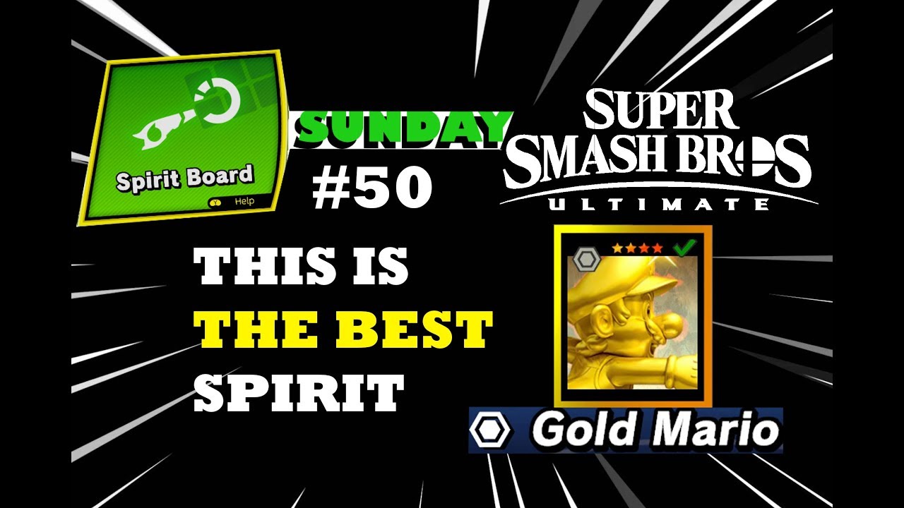 Spirit Board Sunday #49 | THE BEST SUPPORT SPIRIT | Smash Bros Ultimate ...