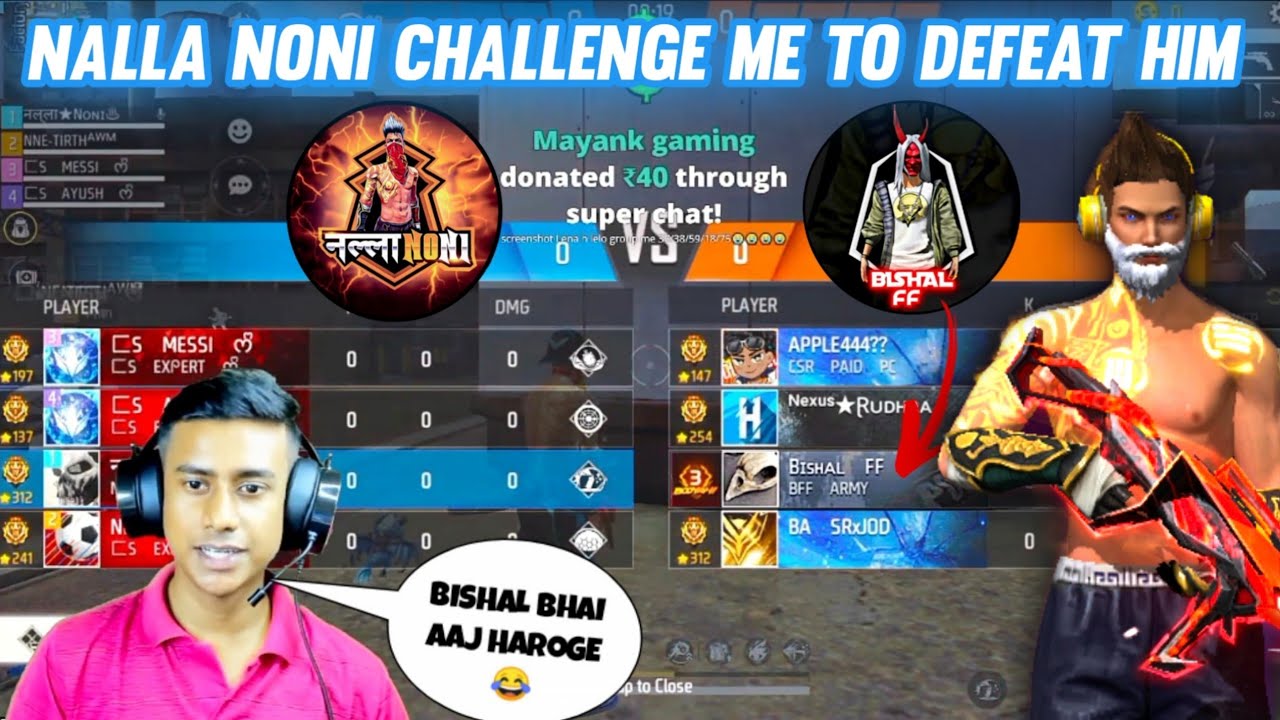 Nalla Noni Challenge Me To Win This Match 😨😰 - YouTube