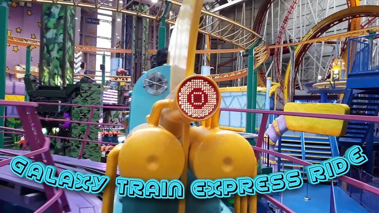 Galaxyland Train Express Ride | West Edmonton mall | AISHA AND BILAL ...
