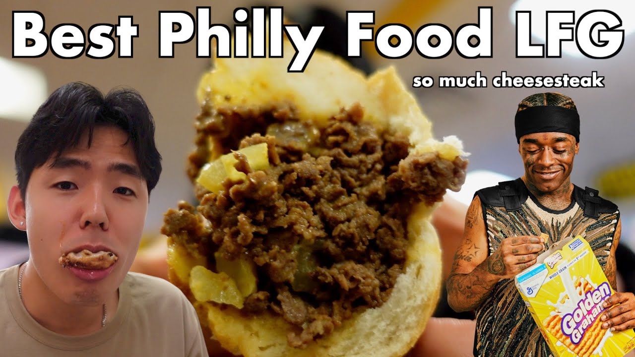 Best Food in PHILLY: $400 of Food in 3 Days // Reviewing Cheesesteaks ...