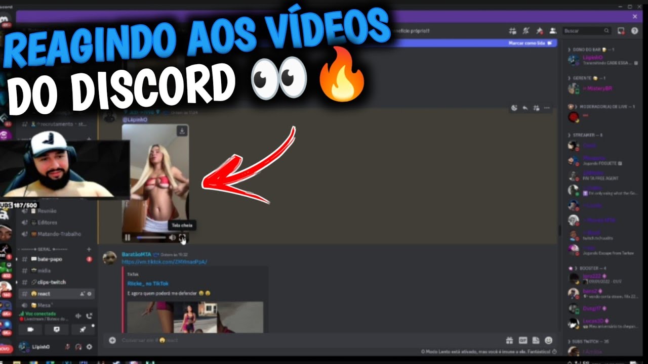 @LipinhO REAGINDO AOS VÍDEOS ALEATÓRIOS DO DISCORD! 👀 - YouTube