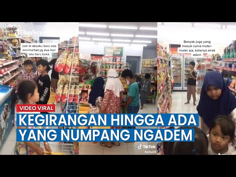 VIRAL Minimarket Pertama di Desa Ini, Bocah bocah Kegirangan hingga Ada yang Numpang Ngadem