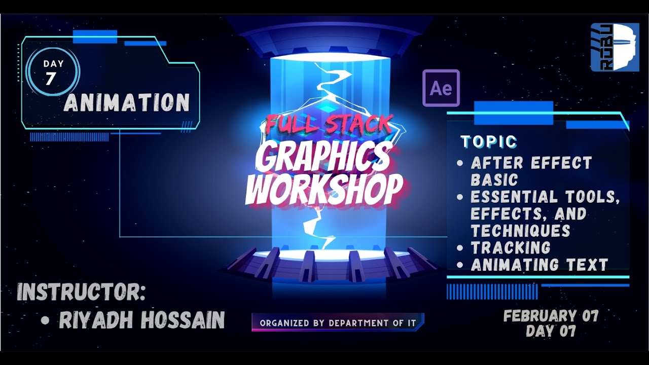 Full Stack Graphics Design Workshop Day 07 [ Motion Graphics ] - YouTube