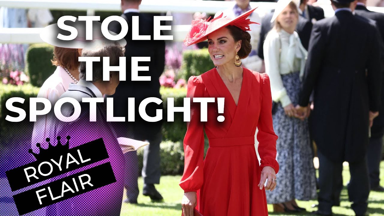 Stunning! Princess Kate In All Red At The Royal Ascot | ROYAL FLAIR ...
