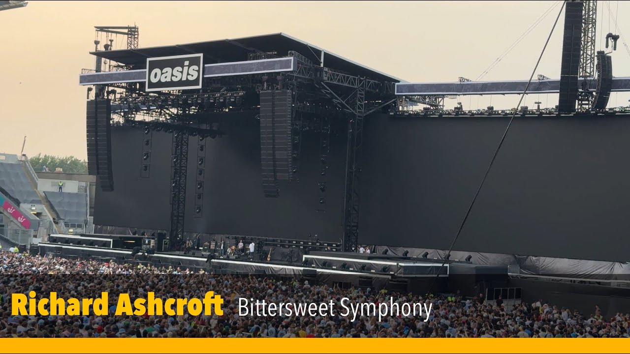 Richard Ashcroft performing Bittersweet Symphony live in Dublin 16th ...