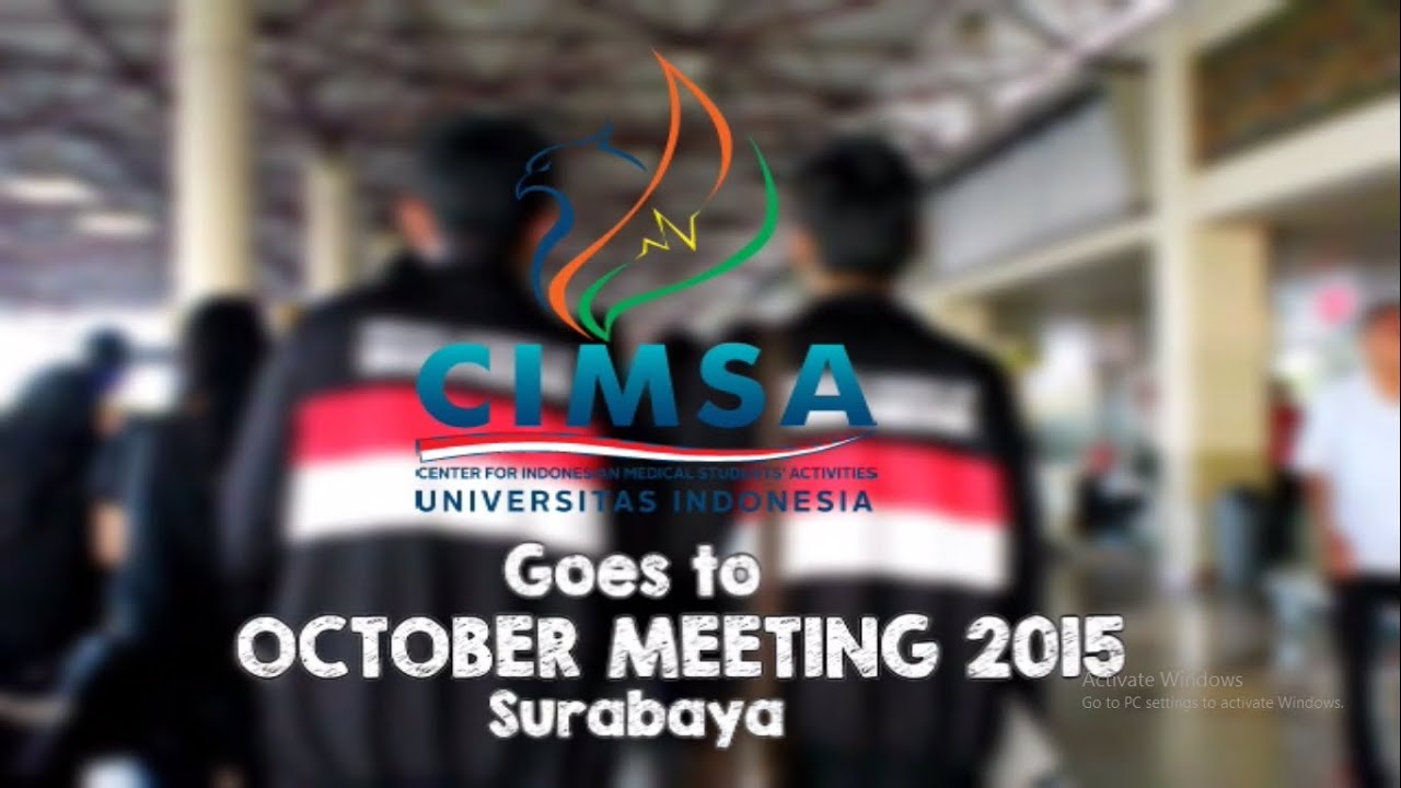 CIMSA UI GOES TO OCTOBER MEETING 2015!! - YouTube