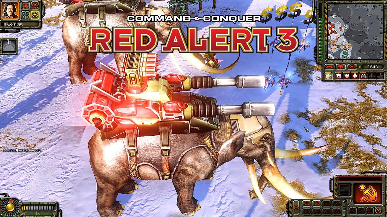 Red Alert 3 Epic War MOD Soviet Gameplay | Here come the Mammoth War ...