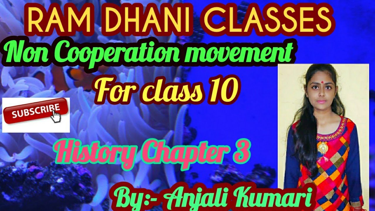 Non Cooperation Movement Part - 2 For Class 10 - YouTube