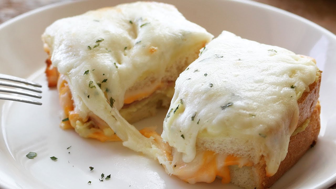 따뜻하고 포근한 브런치, 고구마크로크무슈 : Sweet Potato Croque Monsieur [아내의 식탁] - YouTube
