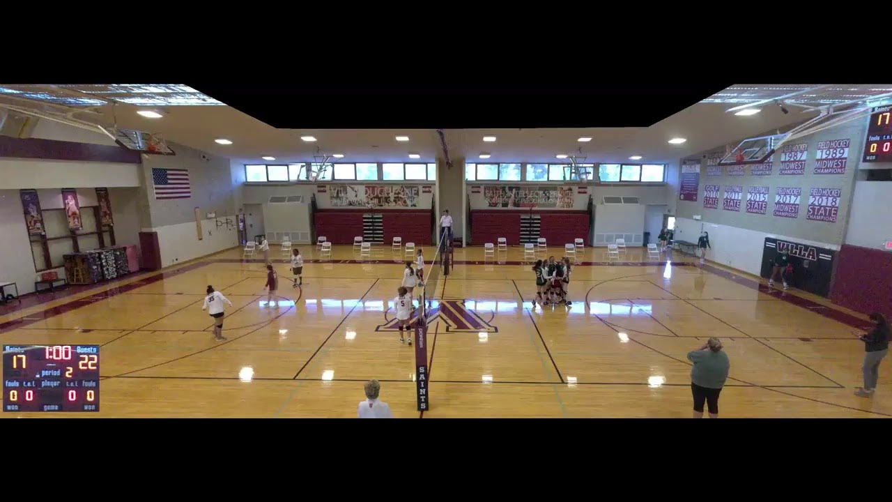 Villa Duchesne High vs. MICDS Womens' Volleyball - YouTube