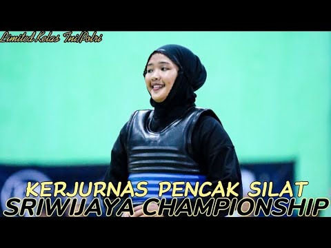 KEJURNAS PENCAK SILAT SRIWIJAYA CHAMPIONSHIP KELAS E PUTRI BRIPDA LUSI ...