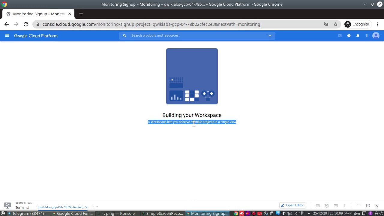 Qwiklabs Getting Started With Deployment Manager And Cloud Monitoring Youtube