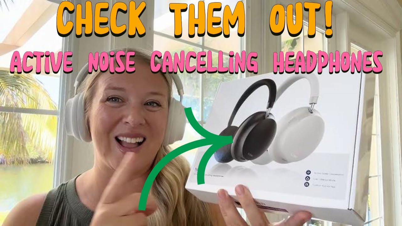 Check Out the T-fun NC45 Active Noise Cancelling Headphones! - YouTube