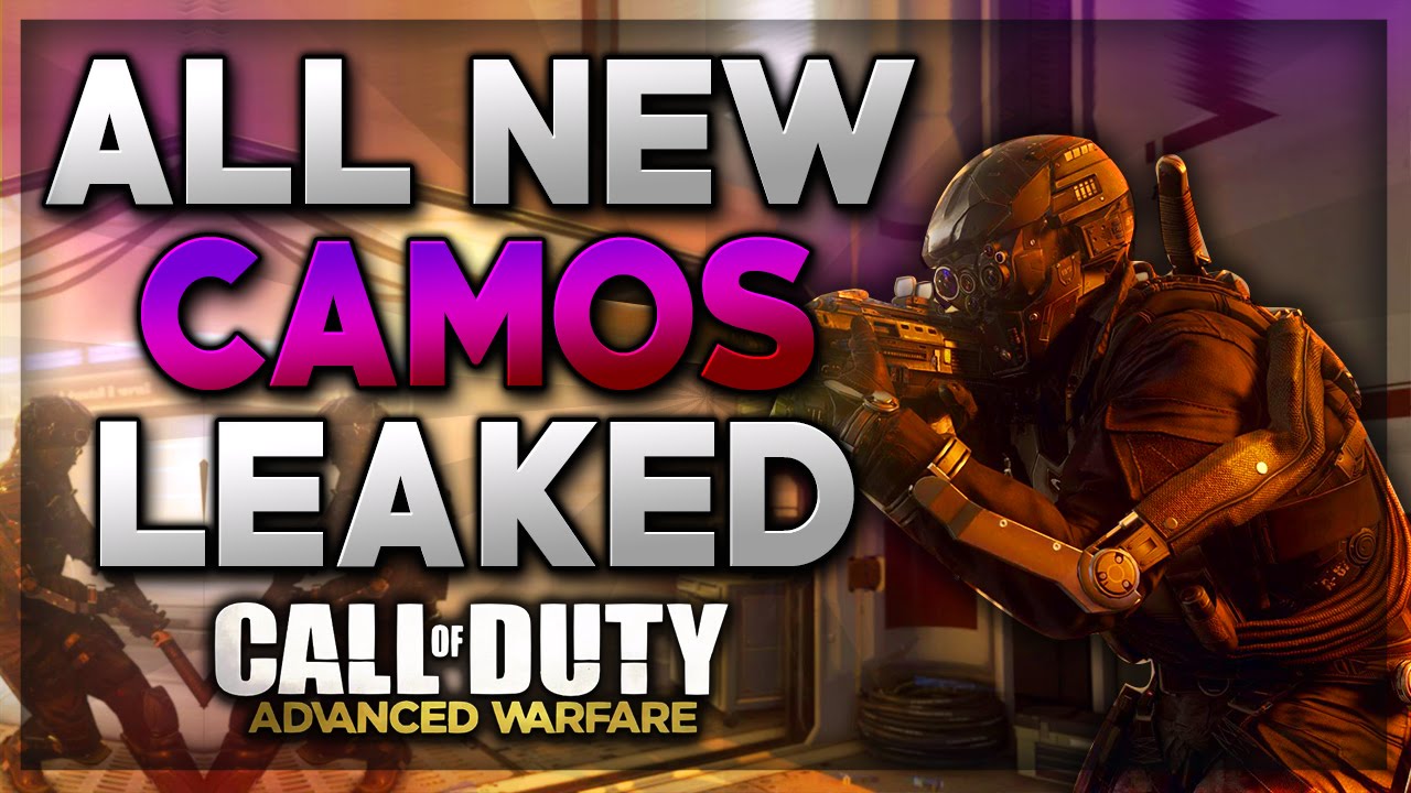 Call Of Duty Advanced Warfare - Leaked Camos & "Secret Royalty Camo ...