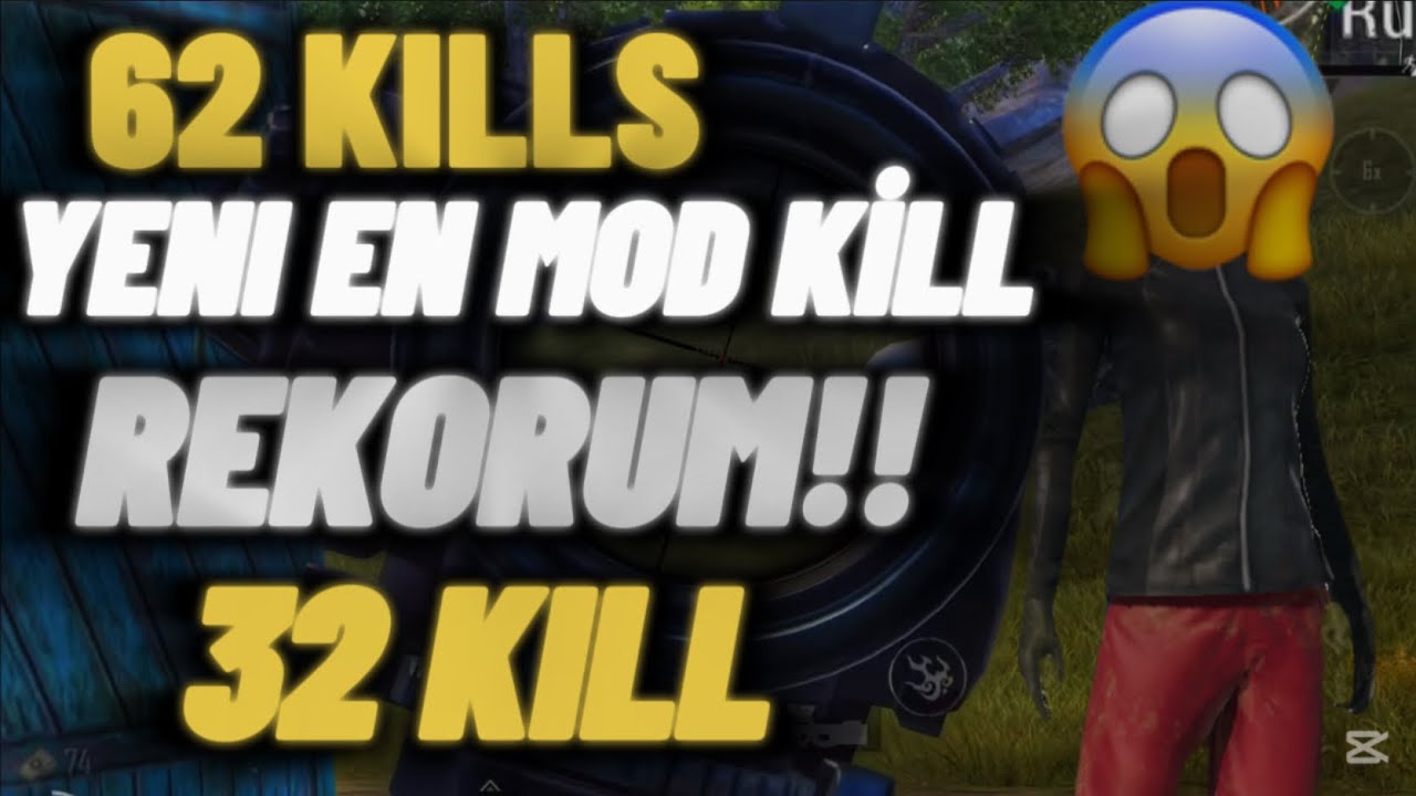 62 KILLS YENI MKD KİLL REKORUM!! PUBGMOBİLE - YouTube