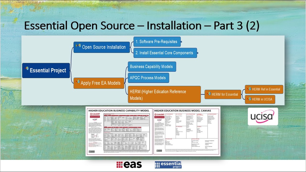 Essential EA OpenSource Installation - Part3-2 - Load Free EA Model ...