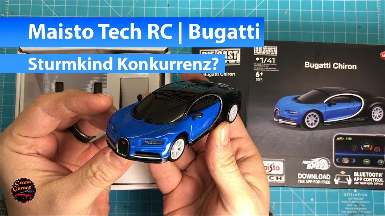Maisto Tech RC | Bugatti Chiron Unboxing + Test - YouTube