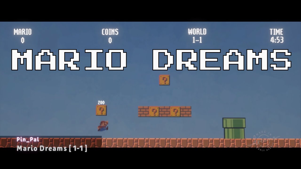 DREAMS PS4 - Mario Dreams [1-1] | DREAMSURFING - YouTube