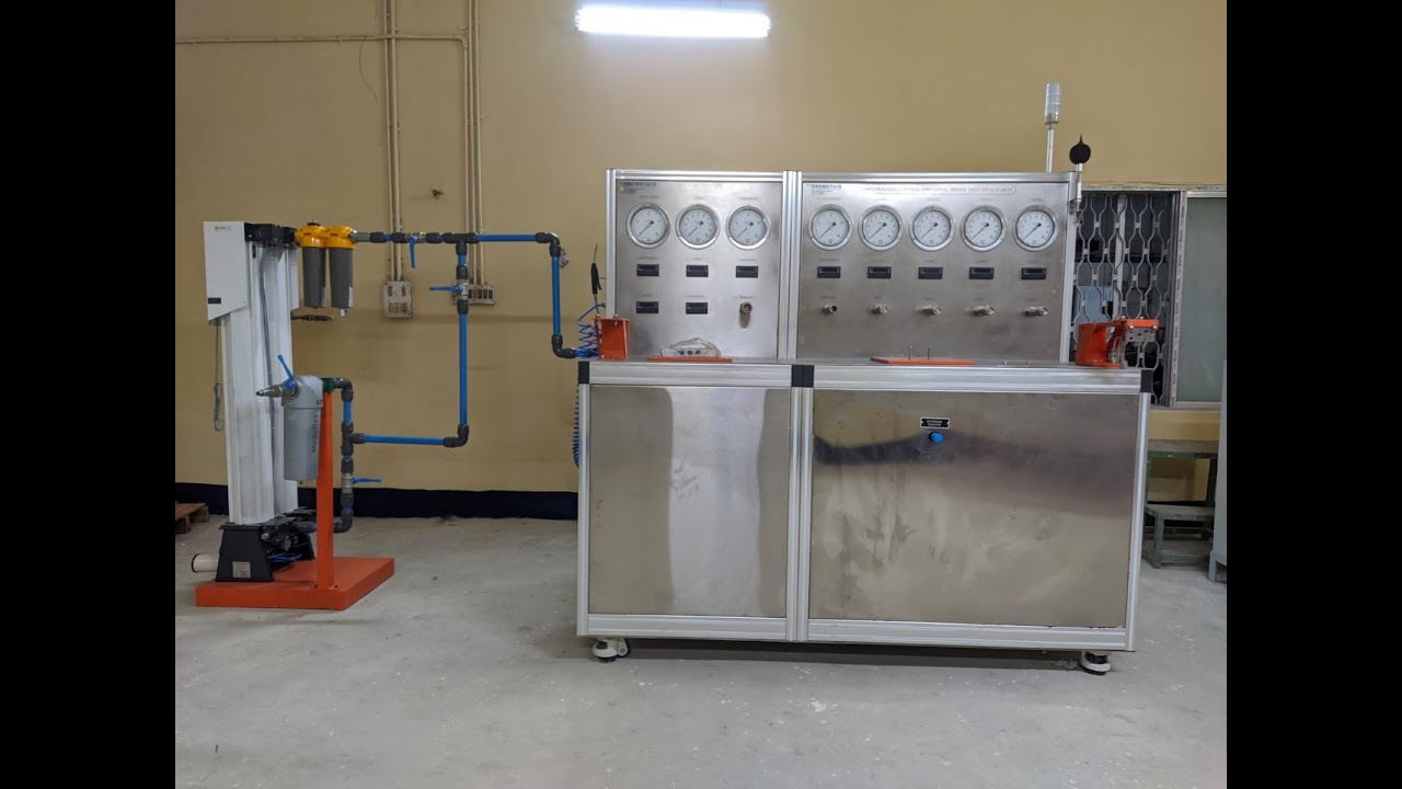 Computerized Control Universal Brake Test Bench - YouTube