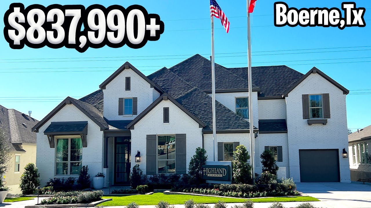 You Have To See this Beautiful New Two Story Highland Home in Boerne,Tx ...
