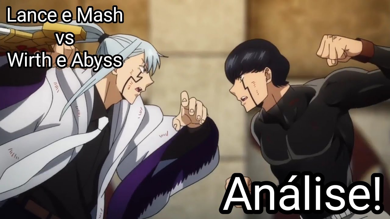 Lance e Mash vs Wirth e Abyss! (Mashle) EP9 Análise - YouTube