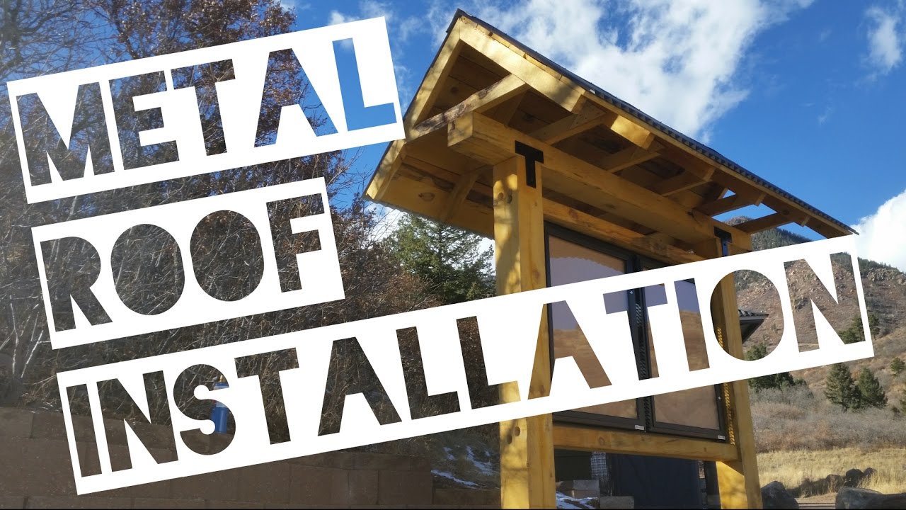 Metal Roof Installation - Blodgett Peak Signboard - YouTube