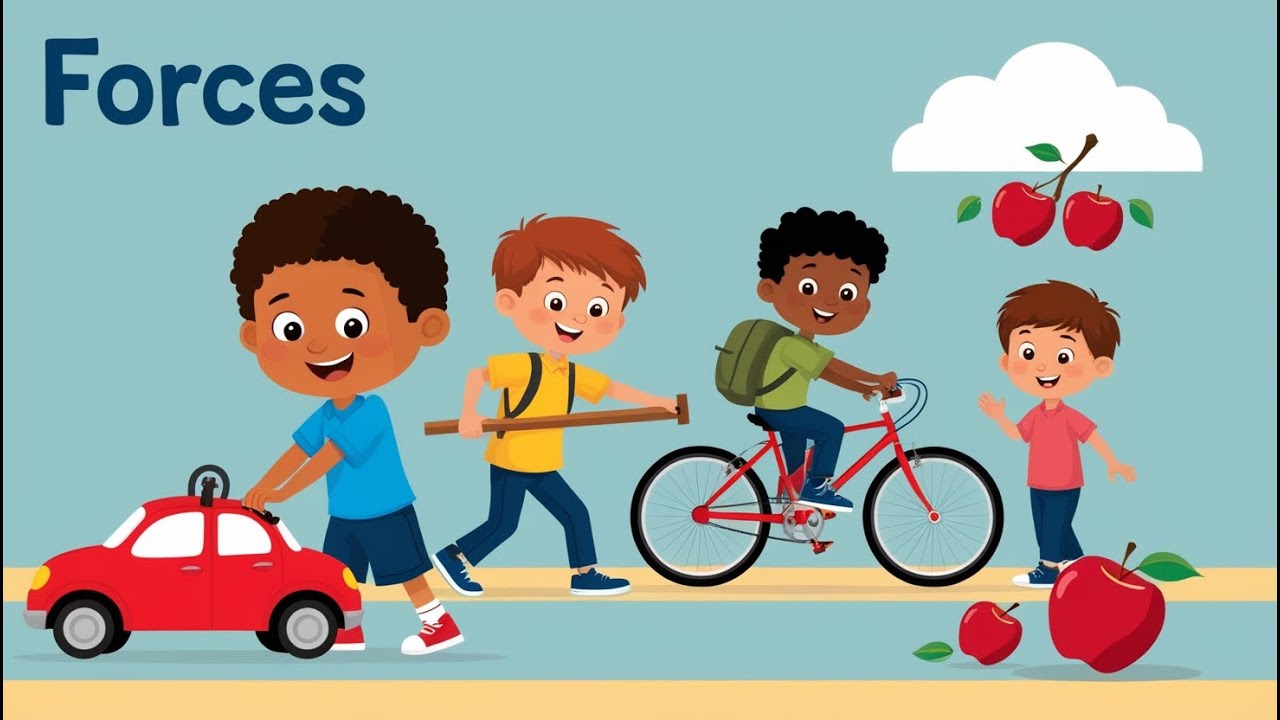 What Are Forces? | Easy Explanation of Forces for Kids | Types of ...