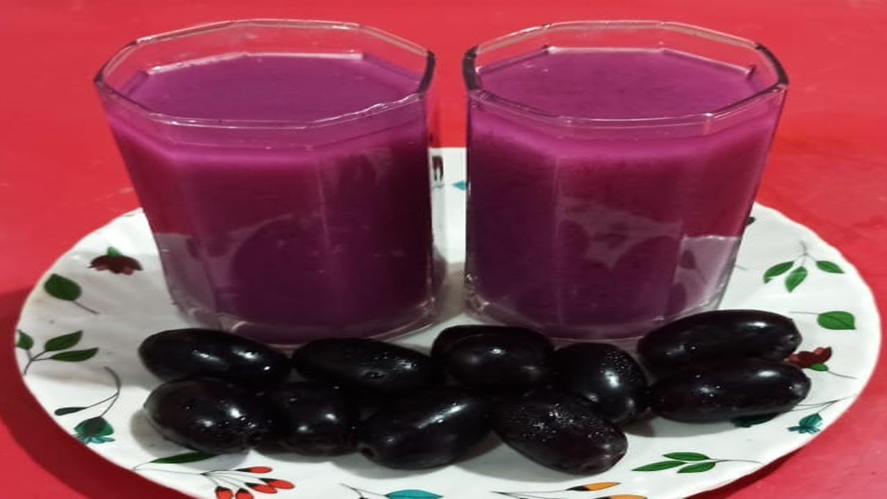 Nerale Hannu Juice | Nerale Hannu upayoga | Jamun Fruit Juice Recipe ...