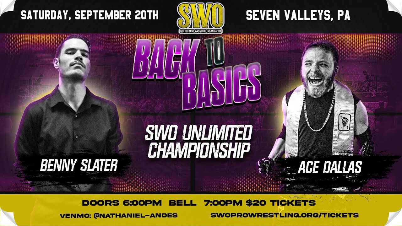 Ace Dallas vs Benny Slater Unlimited Championship SWO Back to Basics ...