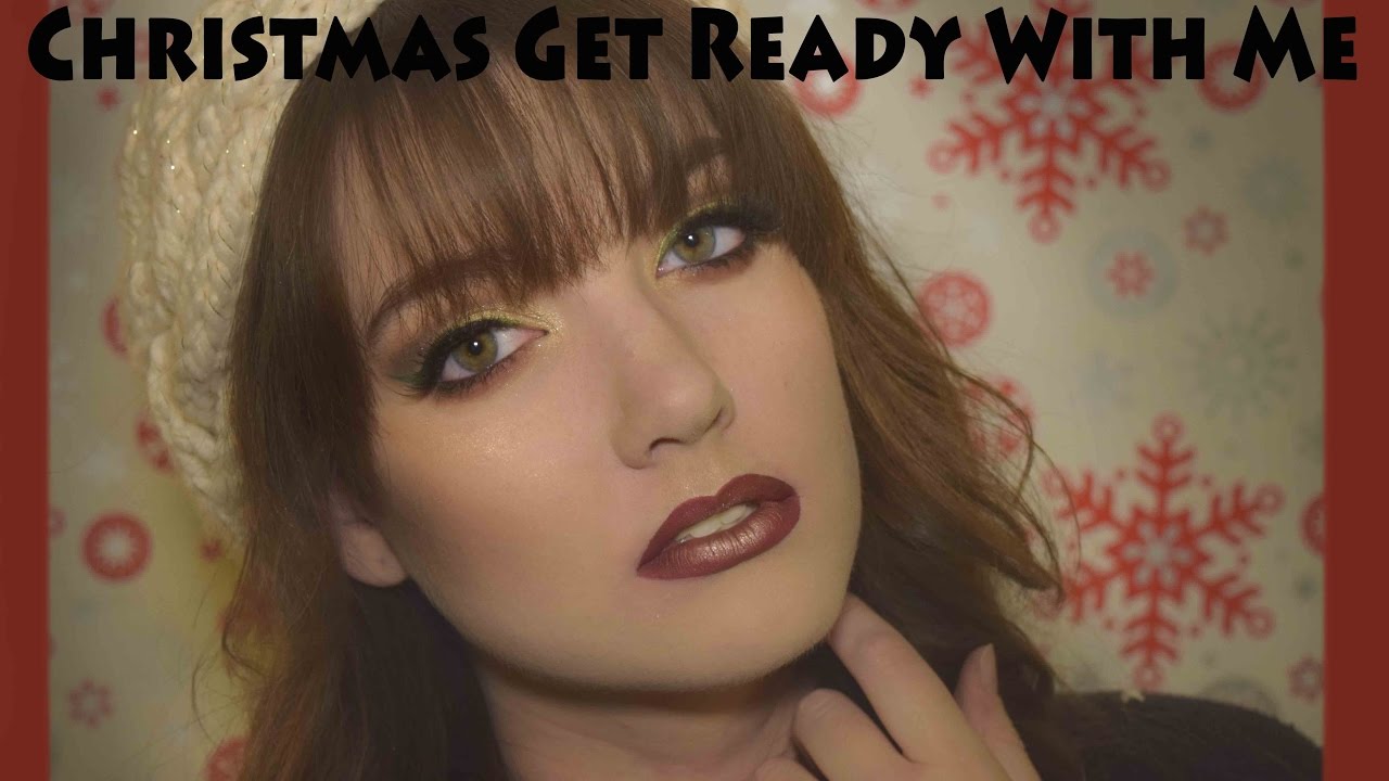 MERRY CHRISTMAS! Glam Get Ready With Me - YouTube