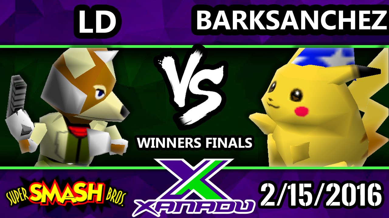 S@X 137 - LD (Fox) Vs. BarkSanchez (Pikachu) SSB64 Winners Finals ...