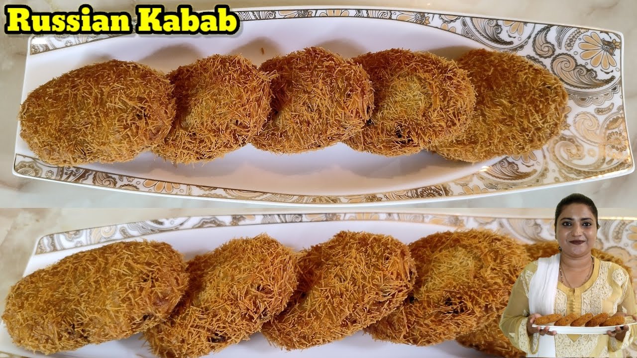 Russian Kabab Recipe | Ramadan Recipe | Chicken Russian Cutlet ...