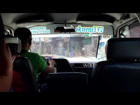 Riding a UV Express Van from Mandaluyong City to Tanay, Rizal via ...