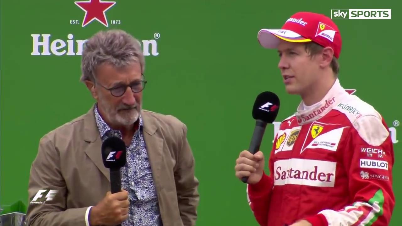 Formula 1 2016 Monza | Podium Interviews with Hungarian Flag - YouTube