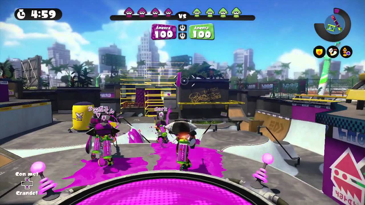 Splatoon online #2 ranked battle first look! - HD ITA - YouTube