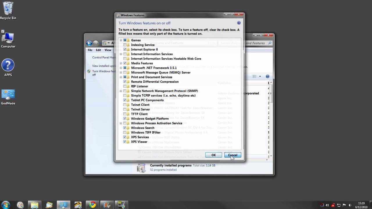 How to optimize Windows 7 - Shut down unneeded features - YouTube