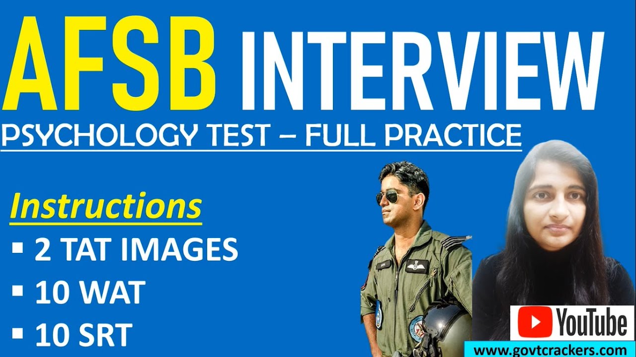 AFSB INTERVIEW PSYCHOLOGY TEST || TAT , WAT ,SRT FULL OVERVIEW || SSB ...
