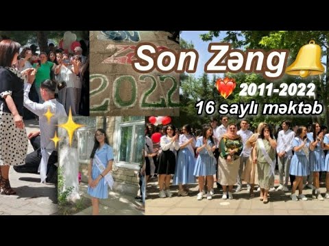 MƏZUN OLURAMM😩👩🏻‍🎓 / Son Zəng 16 saylı məktəb❤️‍🔥 / 11B | Zarifellaa