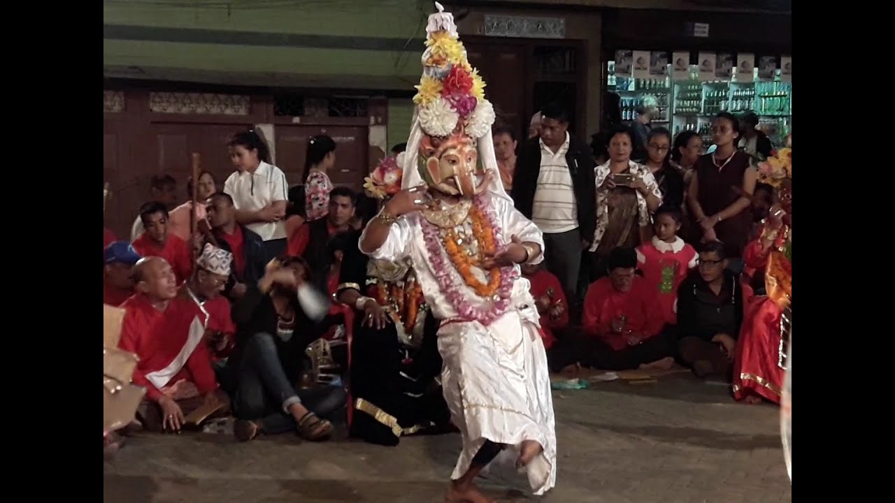 गणेश (ग: प्याँख) नाच Ganesh (Ga: Pyakha) Dance 2019 - YouTube