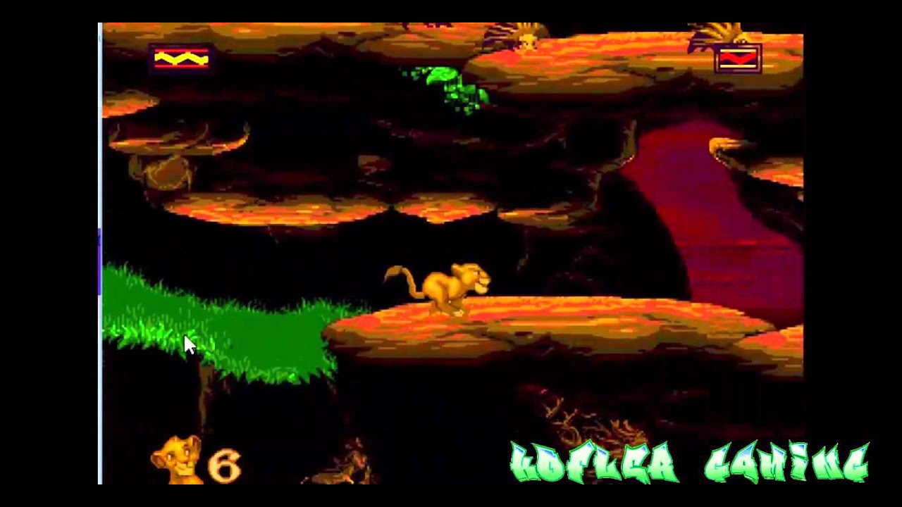 Lion King Game - Level 5 - SIMBA'S EXILE - Playthrough - YouTube