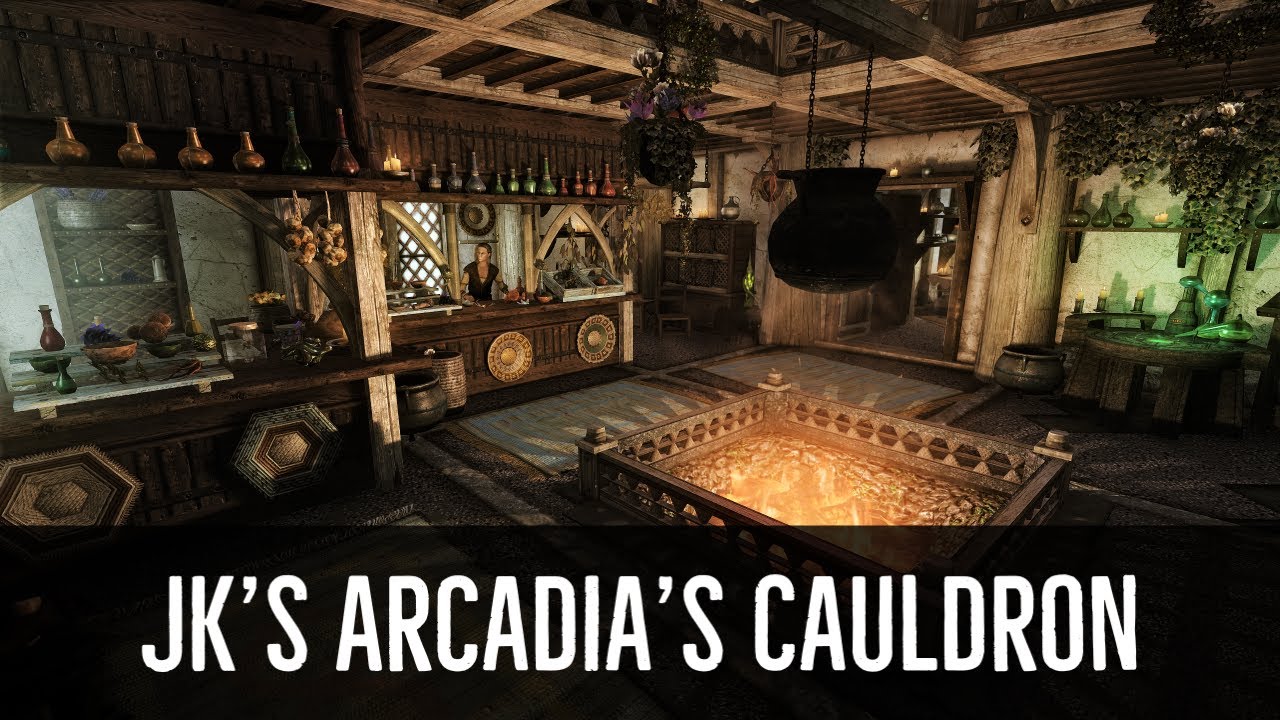 Skyrim Mods: JK's Arcadia's Cauldron (SSE) - YouTube