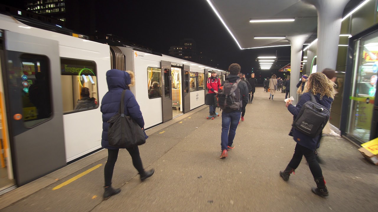 Norway, Oslo, Metro ride from Nationaltheatret to Majorstuen - YouTube