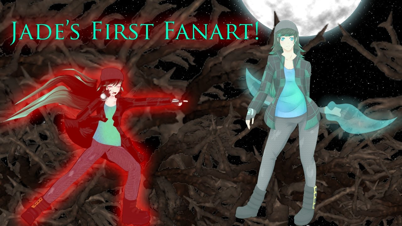 [Fan-Animation] Original Character: Jade's Reaction to JC's Fanart ...
