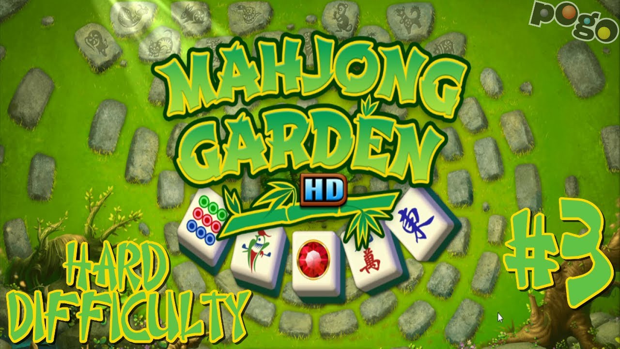 Pogo Games: Mahjong Garden HD #3 - Hard Difficulty - YouTube