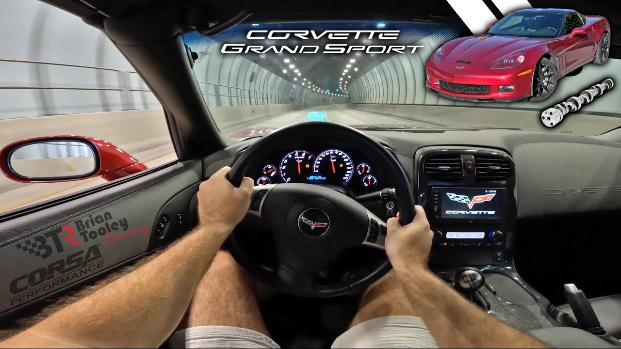 LOUD 550HP Cammed C6 Corvette Grand Sport Tunnel Run POV [4K] - RAW LS3 ...