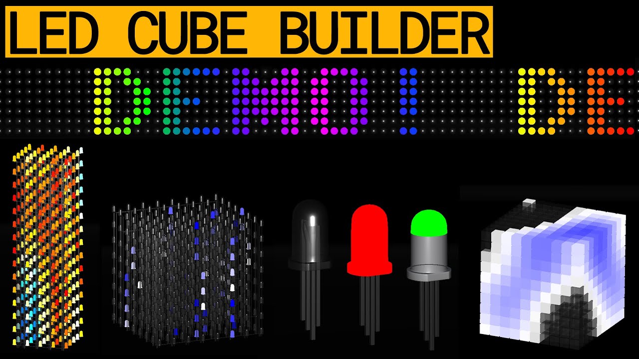 LED Cube Builder Demo - YouTube