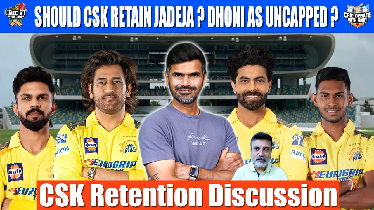 Should CSK retain Jadeja ? Dhoni as Uncapped ? - CSK Retention ...